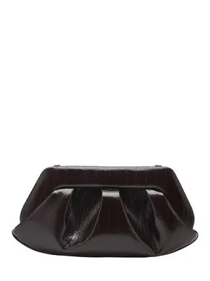 THEMOIRE Emera Clutch - Brown
