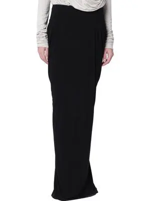 ENTIRE STUDIOS Long Draped Skirt - Black