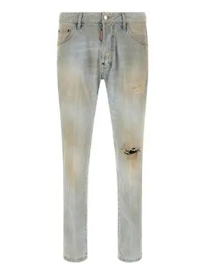 Dsquared2 Teddy Slim Fit Jeans - Light Blue