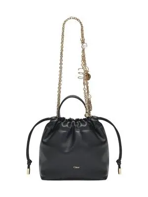 Chloé Mini Shoulder Bag With Chain - Black