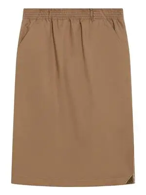 Chloé Midi Pencil Skirt - Brown