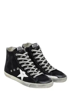 GOLDEN GOOSE Francy High-top Sneakers - Blue