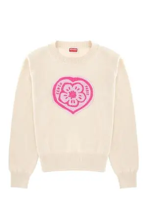 Kenzo Boke Heart Jersey - Powder