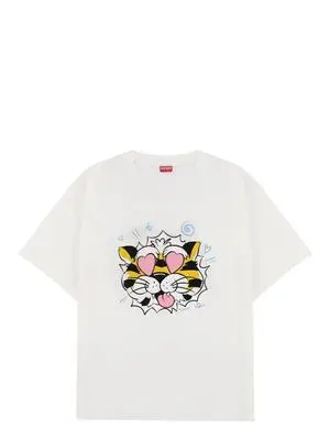 Kenzo Wild Tiger' T Shirt - White