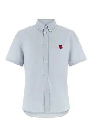 Kenzo Boke Flower Crest' Shirt - Light Blue