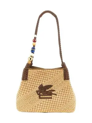 Etro Small 'libra' Shopper - Beige
