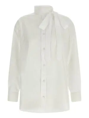 Kenzo Lavallière Collar Shirt - White
