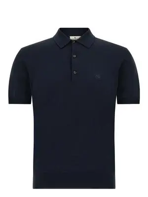 Etro Pegaso' Polo Shirt - Blue