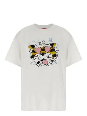 Kenzo Wild Tiger T-shirt - White