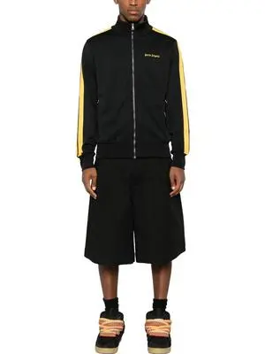 Palm Angels Classic Logo Track Jacket - Black - Yellow
