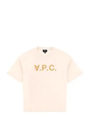 A.p.c. Logo T-shirt - Powder