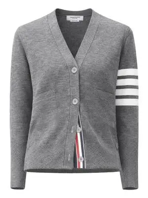 Thom Browne Relaxed Fit Cardigan - Grey