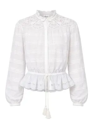 MARANT ETOILE Polly Blouse - White