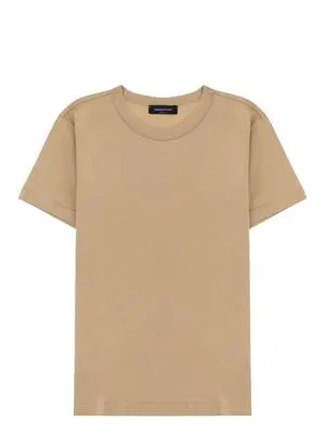 Fabiana Filippi Cotton T-shirt - Beige