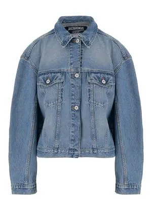 Jacquemus Denim Jacket De Nimes - Blue