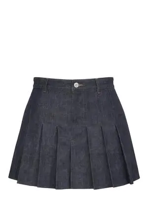 A.p.c. Mini Pleated Skirt - Blue