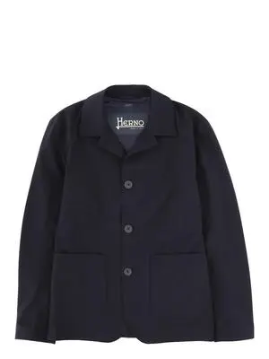 Herno Wool-blend Blazer - Blue