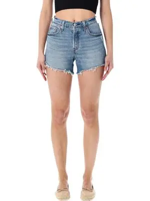 LEVI'S Denim Shorts - En Masse Mid Blue