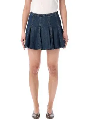 LEVI'S Denim Mini Skirt - Fell Off Dark Blue