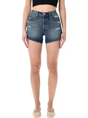 LEVI'S Denim Shorts - Happy Vibes Curve Dark Blue