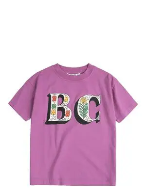 BOBO CHOSES Spring Letters T-shirt - Purple