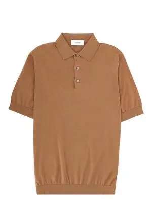 LARDINI Cotton Polo Brown