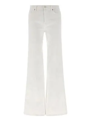 7 For All Mankind Modern Dojo Flared Jeans - White