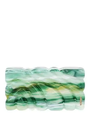 Cult Gaia Aura Clutch Bag - Green