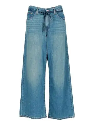 LEVI'S Oversized Wide Leg Jeans - Denim Medio