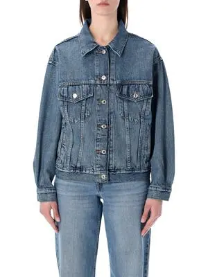 LEVI'S S 90s Relaxed Fit Trucker Jacket - Turning Heads Blue