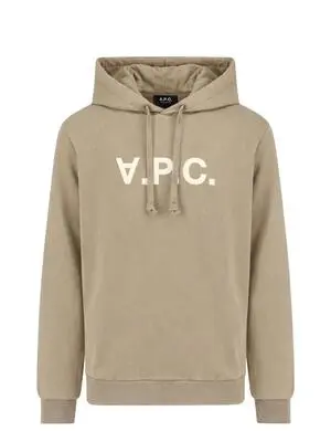 A.p.c. Logo Regular-fit Sweatshirt - Green