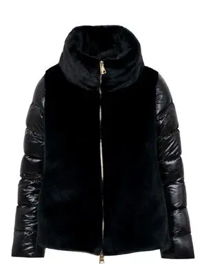 Herno Quilted Coat - Black