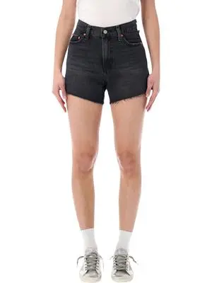 LEVI'S Denim Shorts - Shrink Up Short Black