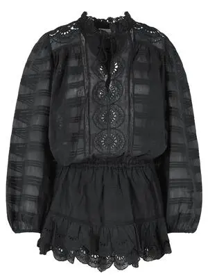 Isabel Marant Preya' Cotton Dress - Black