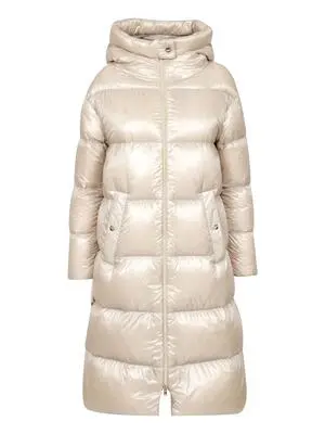 Herno Goose Down Padded Long Coat - Chantilly