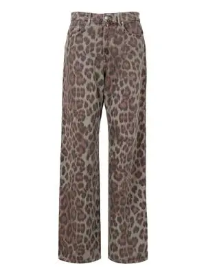 ANIYE BY Animal Print Jeans - Spotted