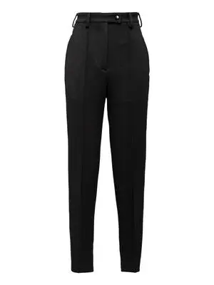 Prada High-waisted Skinny Trousers - Nero