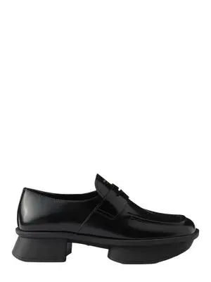 Prada Leather Loafers - Nero