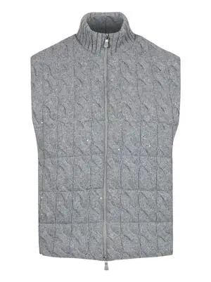 GRAN SASSO Padded Vest - Grey