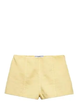 Prada Cotton Shorts - Giallo