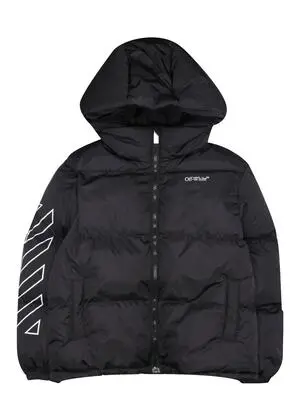 Off White Puff Jacket - Black