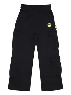BARROW Regular Fit Cotton Pants - Black