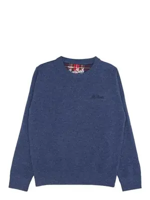 MC2 SAINT BARTH Pullover Crewneck - Denim