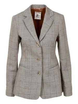 SEMICOUTURE Tailored Blazer - Grey
