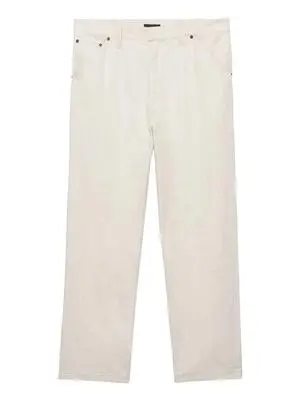 Prada Chambray Pants - Natural