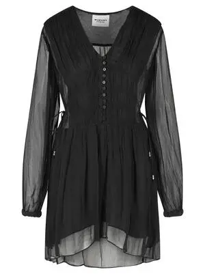 Isabel Marant Loriena Viscose Dress - Black