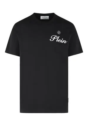 Philipp Plein Cotton T Shirt - Black