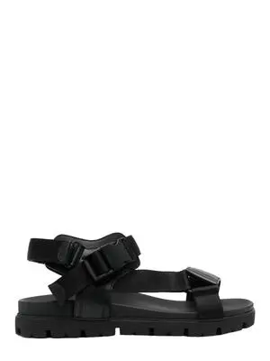 Prada Buckle Fastening Open Toe Sandals - Nero