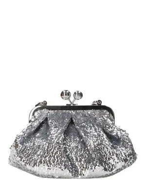 Max Mara Sequin Embellished Handbag - Silver