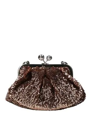 Max Mara Satin Handbag - Brown